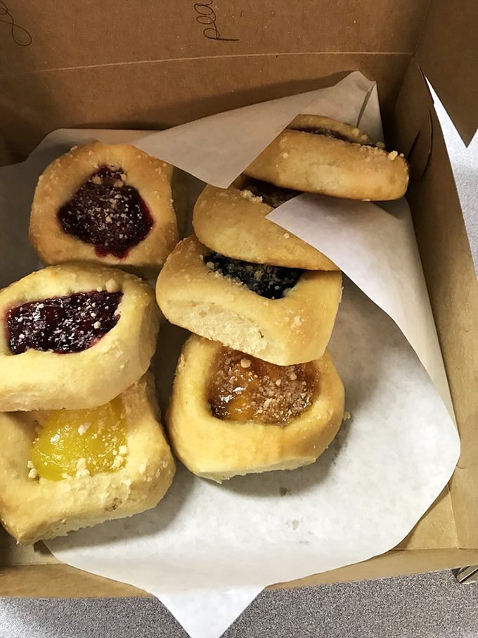 The breakfast sampler box &ndash; for when decision-making before caffeine is just too much to ask. A United Nations of pastry diplomacy.
