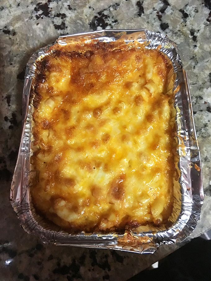 Mac and cheese that's achieved the perfect cheese-pull-to-creaminess ratio. This isn't just comfort food&mdash;it's a warm hug on a plate.