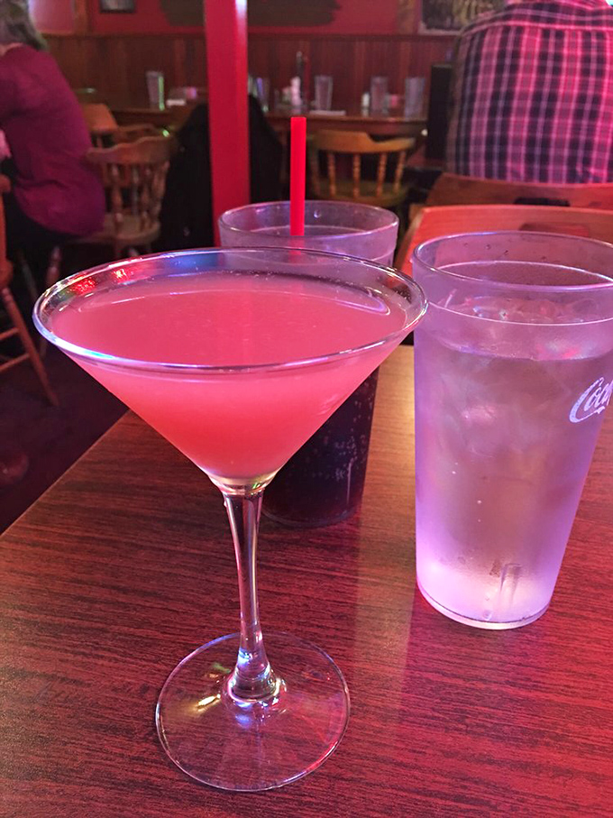 That vibrant martini isn't just a drink&mdash;it's a conversation starter with notes of "maybe we should order another round" and "who's driving home?"