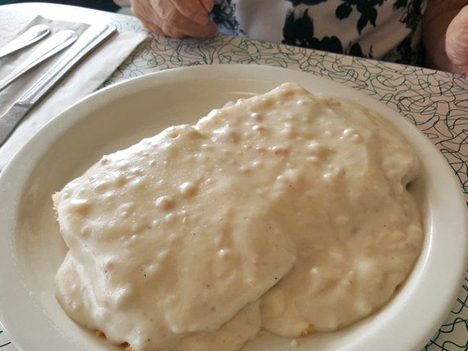 Biscuits and gravy: the breakfast equivalent of a warm hug from your grandmother, if your grandmother was a culinary genius.