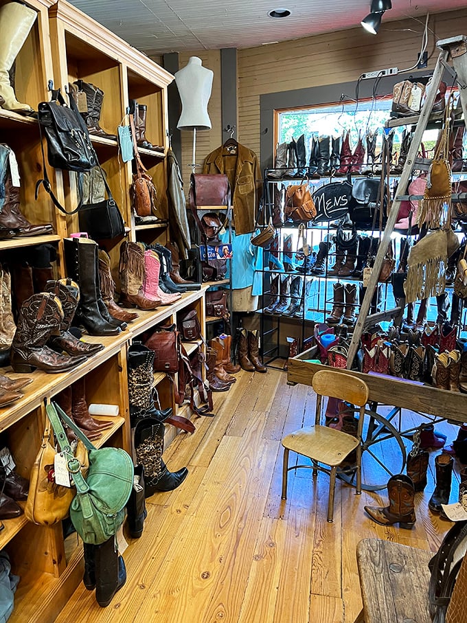 These aren't just boots&mdash;they're leather-bound stories of rodeos, ranches, and roads less traveled, waiting for their next chapter.