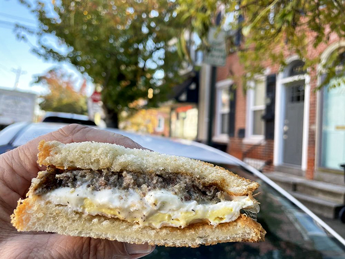 The humble cheesesteak, elevated to art form&mdash;a handheld masterpiece that makes you forget you're eating in a tiny diner.