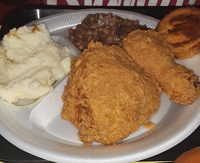 A plate that answers the eternal question: "How much comfort can you fit on a single dish?" Quite a lot, as it turns out.