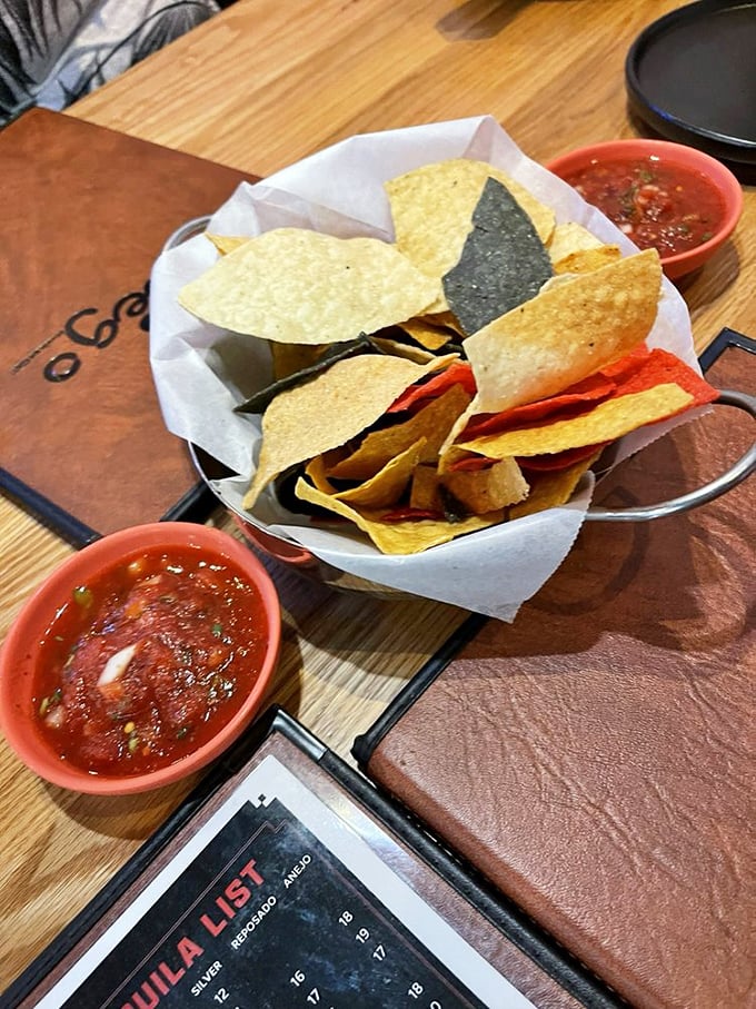 Not all chips and salsa are created equal. These homemade triangles of joy with fresh salsa make store-bought versions seem like a sad compromise.