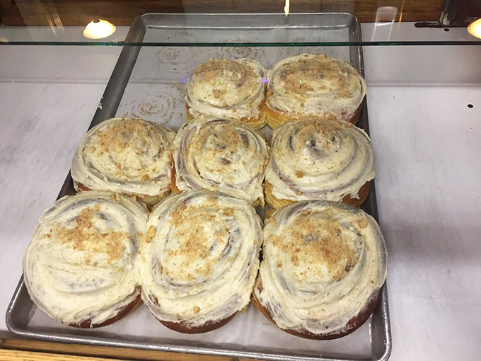 Cinnamon rolls that could make a pastry chef weep&mdash;spiral-bound happiness that proves the best things in life don't need to be complicated.