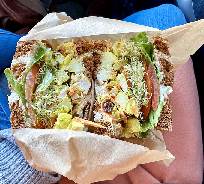Simple tables, wide windows, and the gentle hum of conversation &ndash; this dining room knows comfort isn't just about what's on your plate.