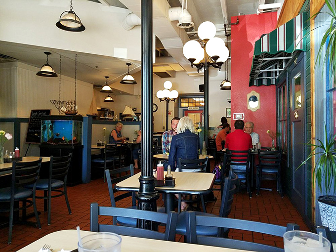 The dining room buzzes with the energy of people who've discovered something special—a community united by the universal language of "pass the tartar sauce."