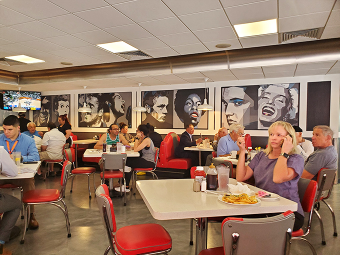 The dining room hums with the symphony of forks against plates and coffee cup clinks &ndash; the universal soundtrack of diner happiness.