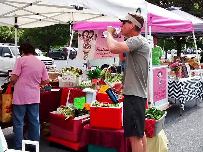 The local farmers market showcases Pennsylvania's agricultural bounty. Fresh produce and friendly faces&mdash;the original social network.