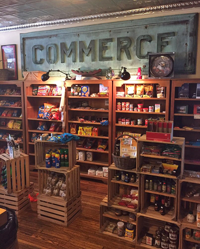 Not your average convenience store. This general store section stocks essentials alongside treats that remind you you're somewhere special.
