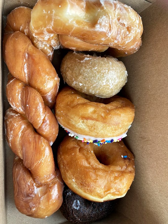 The twisted siblings alongside their round cousins. That braided beauty on the left is showing off its curves like it knows exactly how good it is.