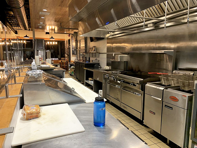 Behind every great barbecue is a kitchen that means business, with stainless steel and precision that would make NASA engineers nod in approval.