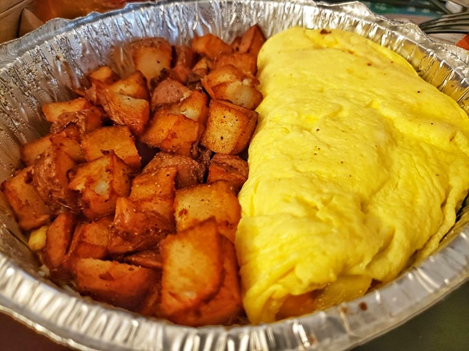 This omelet and potatoes combo doesn't just feed you &ndash; it comforts your soul in ways therapy can't. Worth every delicious calorie.