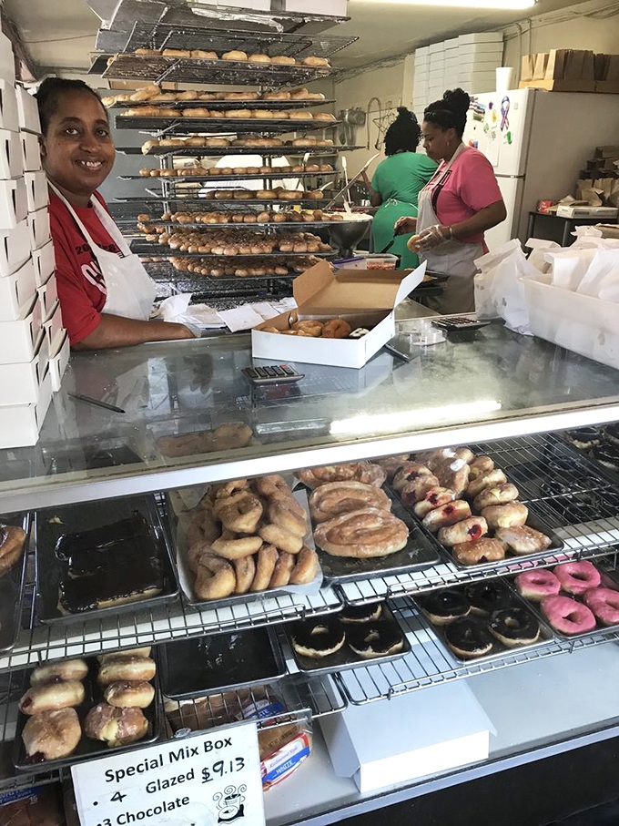 The ordering counter &ndash; where dreams come true and diets go to die. Worth every moment of treadmill penance later.