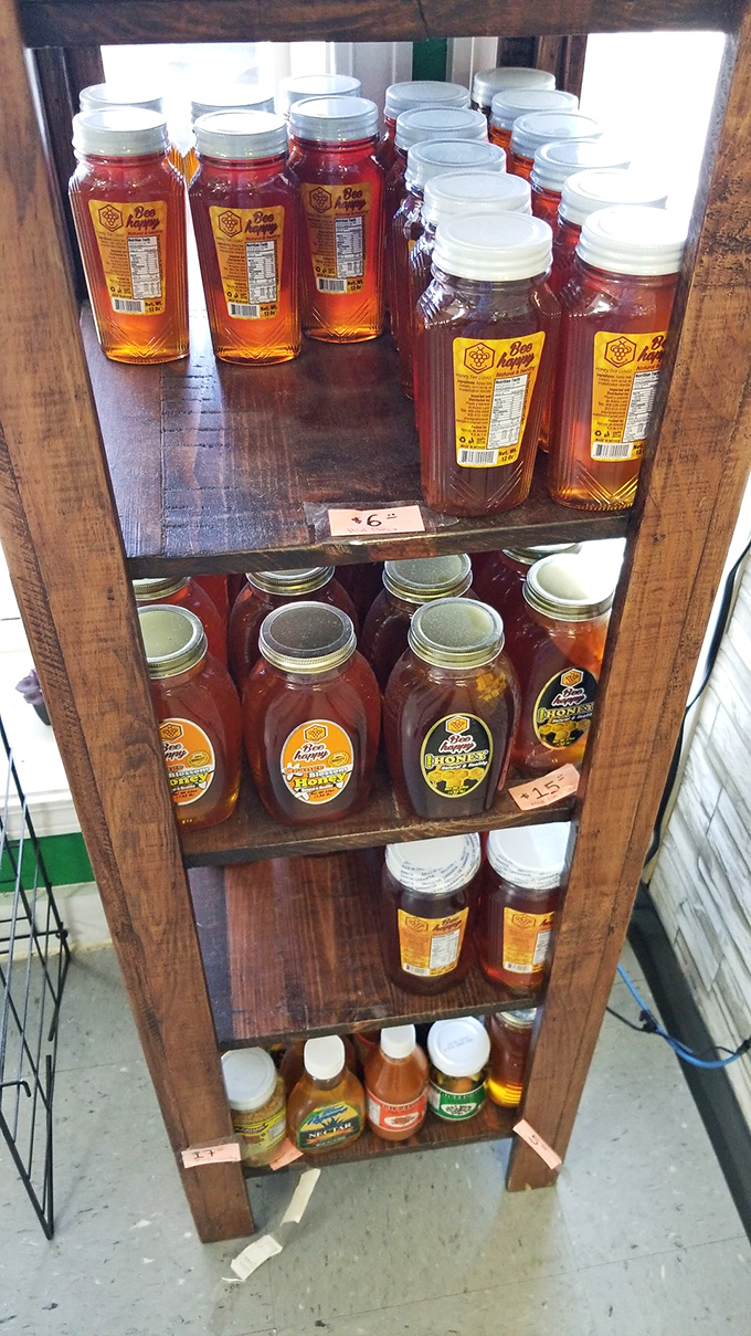 Local honey for sale because great restaurants know that hospitality extends beyond the meal. Take a taste of Arkansas home with you.
