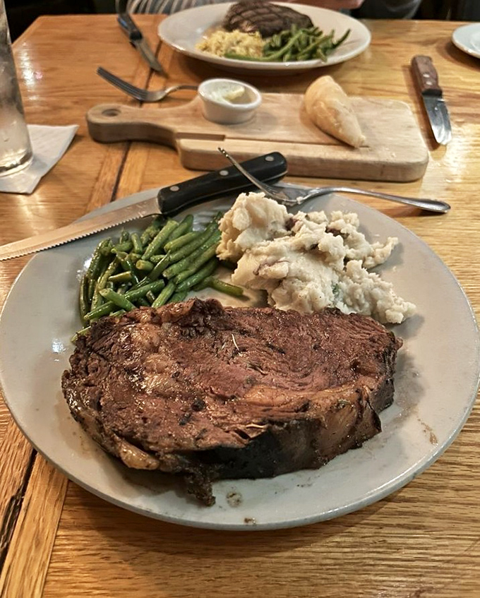 This prime rib isn't just cooked&mdash;it's been lovingly persuaded to become the best version of itself. The knife is merely a formality.