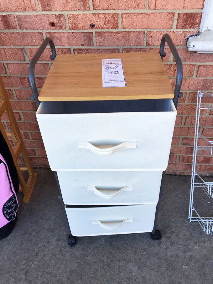 The humble rolling cart&mdash;organizational superhero for craft rooms, bathrooms, or that awkward corner in your kitchen that needs purpose.