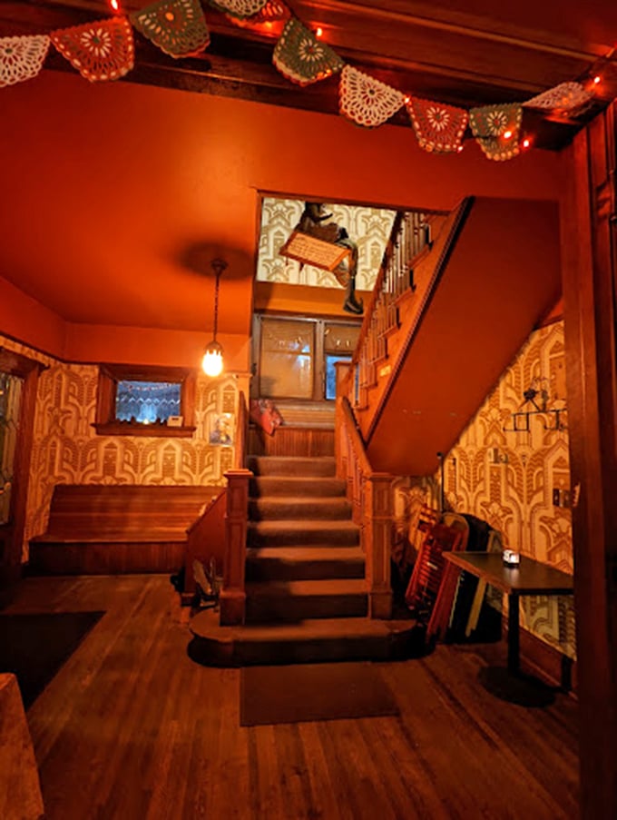 The staircase seems to lead to another dimension. In Rimsky's world, that's entirely possible&mdash;and probably delicious.