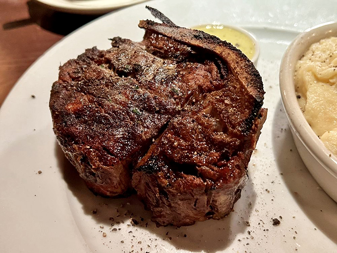 This isn't just a steak&mdash;it's a masterclass in the art of beef preparation, with a crust that should win architectural awards.