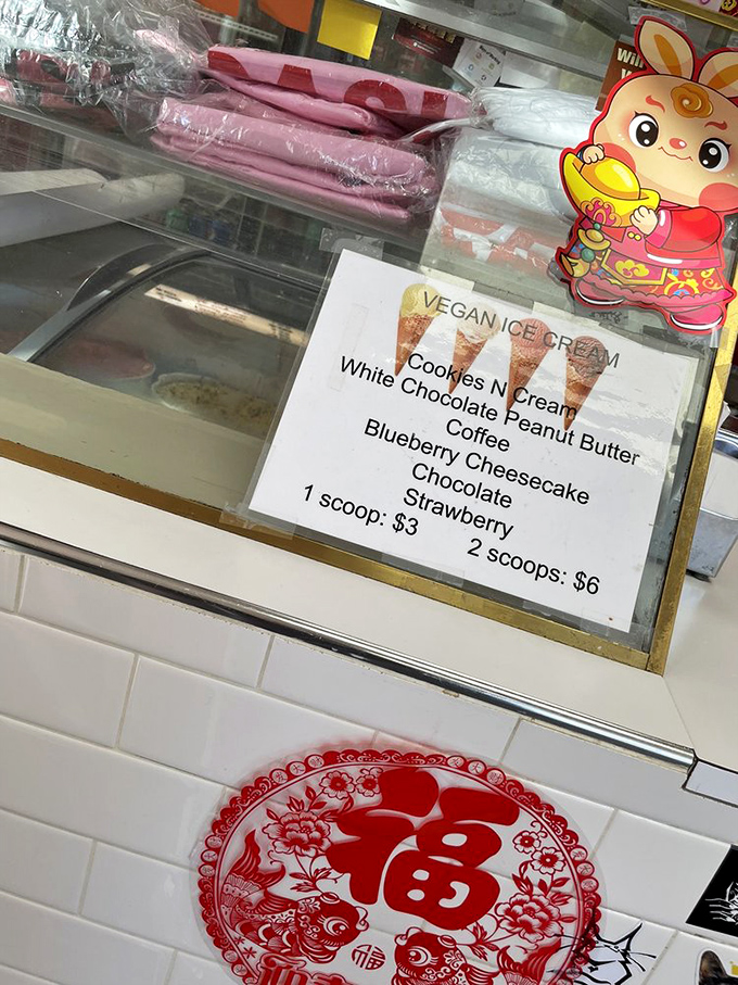 Vegan ice cream that doesn't compromise – because sometimes you need something cold to balance out that hot, fresh donut.