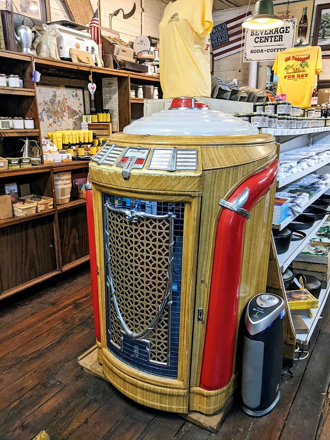 Shelves lined with homemade preserves that put supermarket jams to shame. Each jar contains summer sunshine, ready for your morning toast.