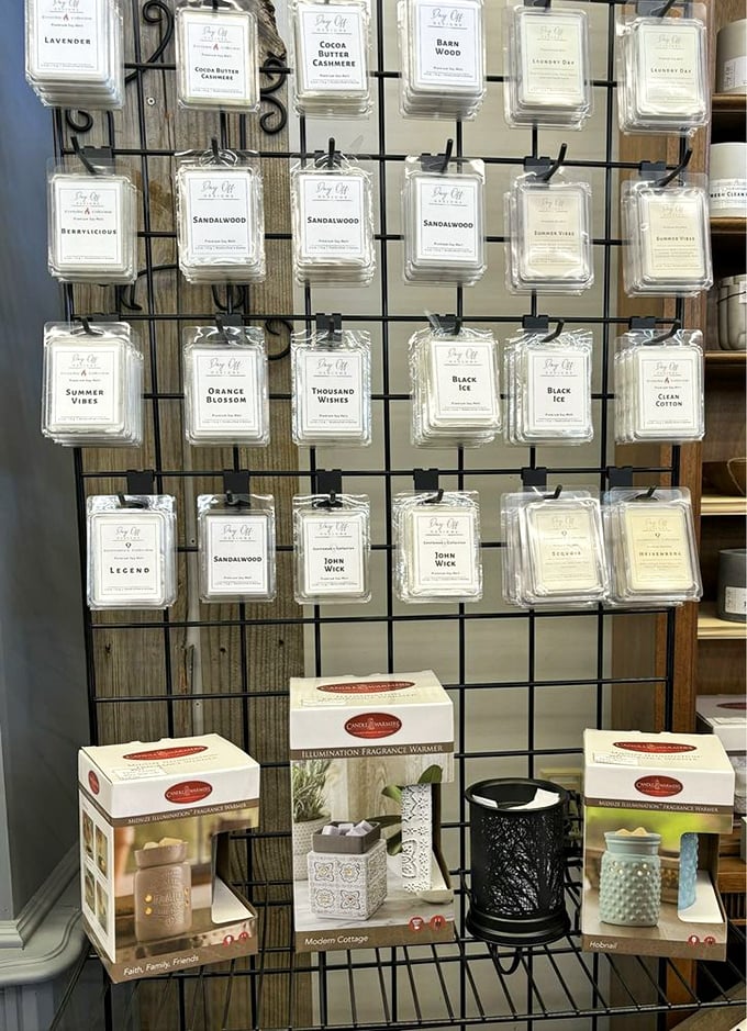 The modern side of vintage shopping&mdash;these wax melts promise to make your home smell like everything from "Summer Vibes" to "Legend," whatever that means.