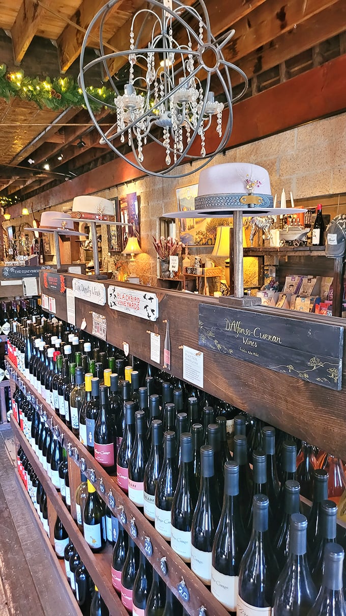 A wine selection that would impress even your friend who suddenly became an expert after one trip to Napa.