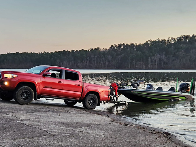 Boat launch paradise for anglers and water enthusiasts. Your aquatic adventure begins at this exact spot.