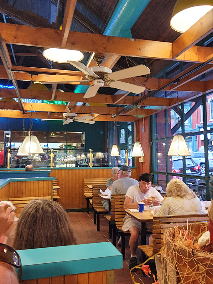 Where strangers become friends over the shared religion of perfectly fried fish and stories of sandwiches past.