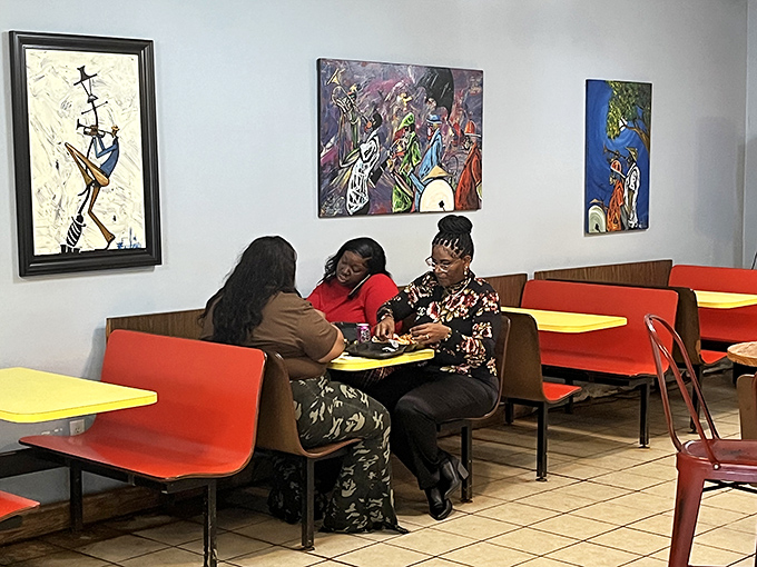 Conversations flow as freely as sweet tea in this dining room where strangers become friends over the universal language of exceptional food.