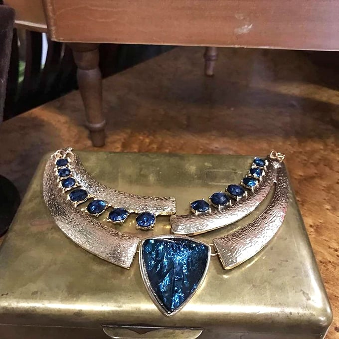 This statement necklace isn't just jewelry&mdash;it's wearable art history that would make even the most minimalist fashionista rethink their choices.