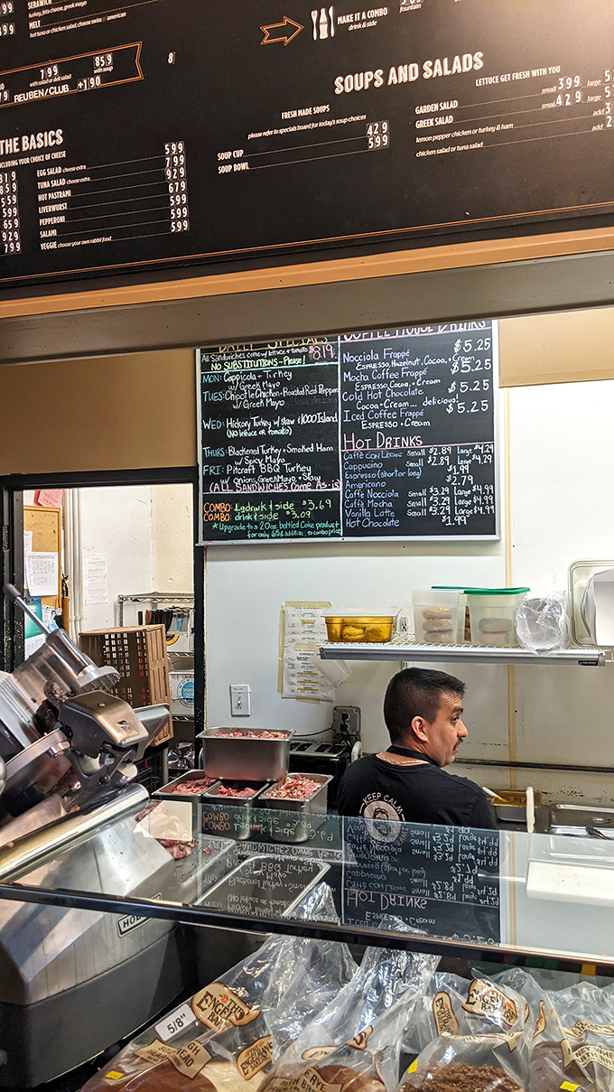Behind every great sandwich is a dedicated craftsperson. The daily specials board promises unexpected delights for the adventurous eater.