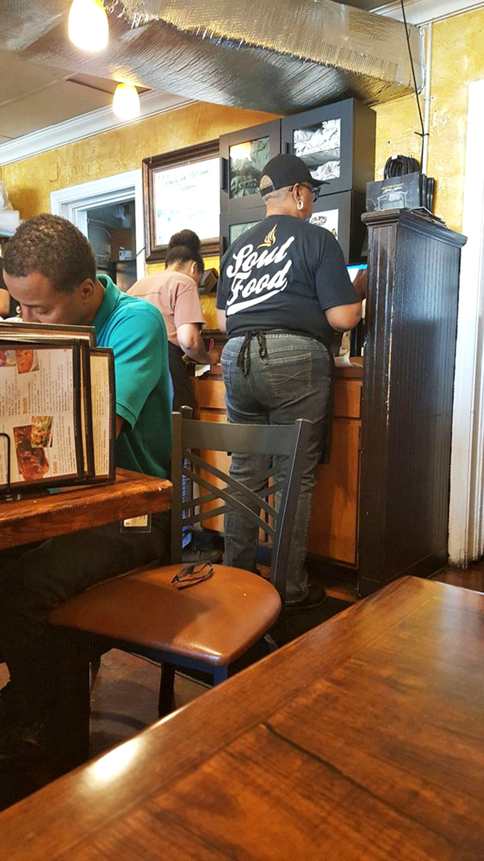 Where "Soul Food" isn't just on the t-shirt&mdash;it's in every dish that comes from the kitchen. True culinary heritage in action.