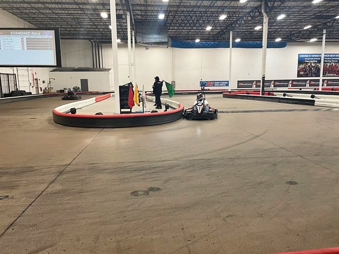 Staff members don't just wave flags—they're therapists for bruised egos and referees for disputed overtaking maneuvers.