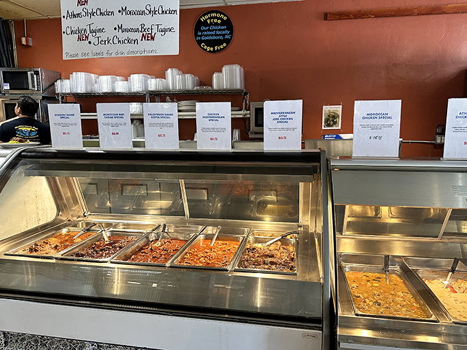 Where Mediterranean magic happens. Each labeled tray contains a different expression of cultural heritage that's been perfected over generations.