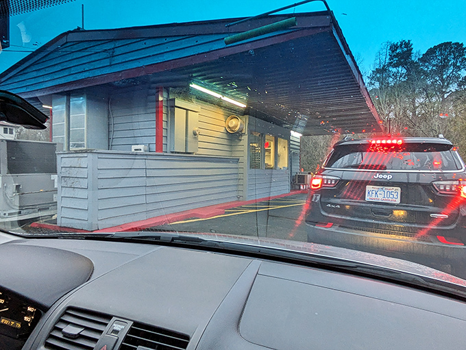 The drive-thru lane&mdash;Chapel Hill's most anticipated daily pilgrimage. Worth every minute of the wait that stretches down Franklin Street.