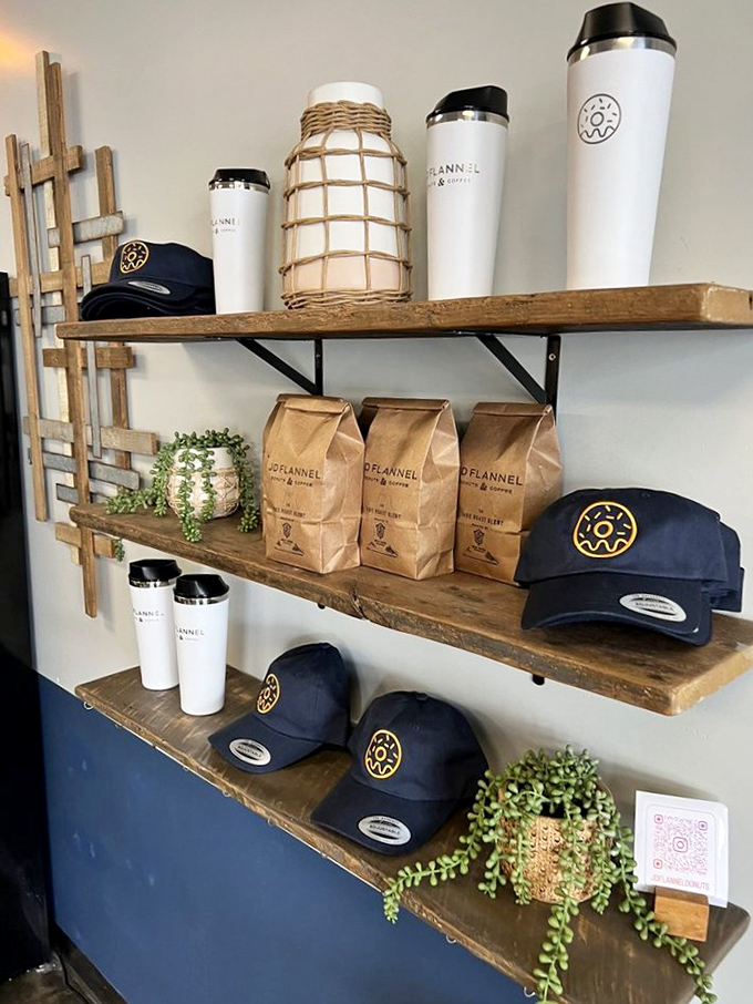 Merchandise that lets you bring the donut lifestyle home. The cult of JD Flannel extends beyond breakfast.