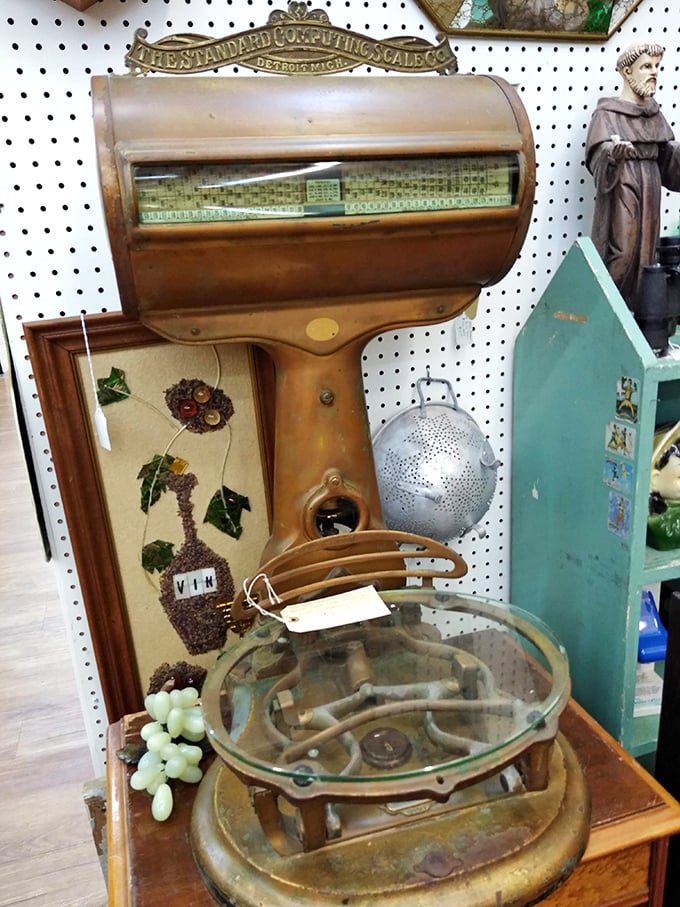 Before digital scales and apps counted calories, this magnificent contraption from Detroit did the math. Steampunk before steampunk was cool.