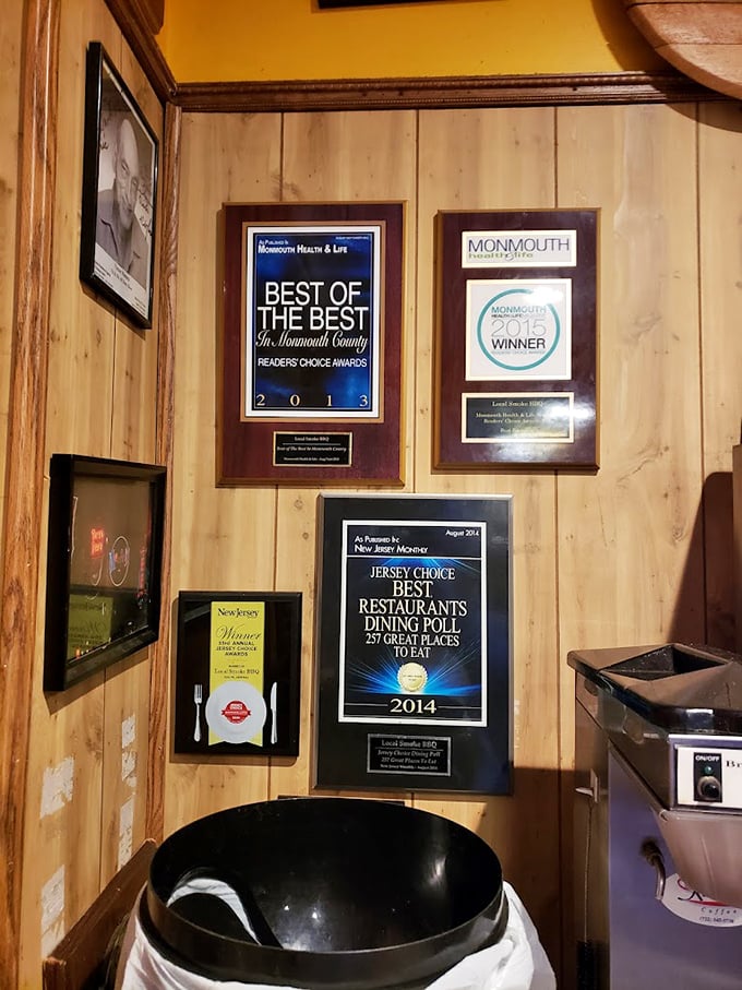 Trophies that tell the story better than words ever could. In the competitive world of barbecue, these aren't just decorations&mdash;they're battle scars.