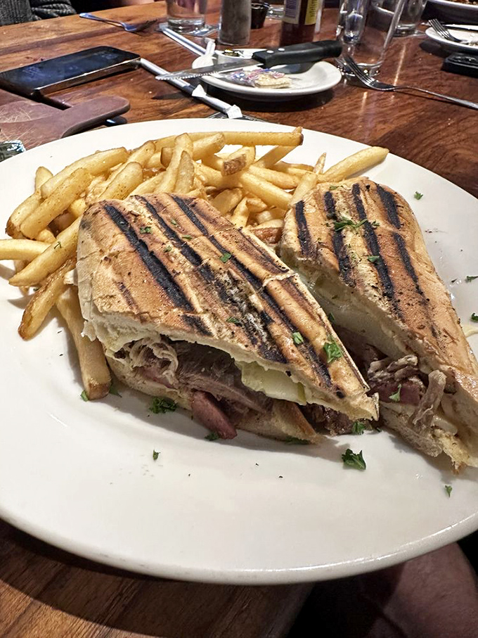 A pressed sandwich that's having an identity crisis between Cuba and Louisiana &ndash; and we're all benefitting from its confusion.