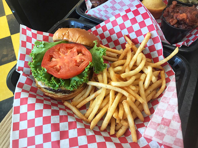 A classic cheeseburger and fries that proves Ridge View isn't just a one-trick barbecue pony but a full-fledged flavor factory covering all comfort food bases.