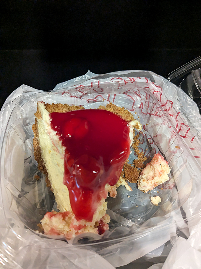 Cheesecake with that perfect graham cracker crust and berry topping&mdash;because saving room for dessert is a moral obligation.