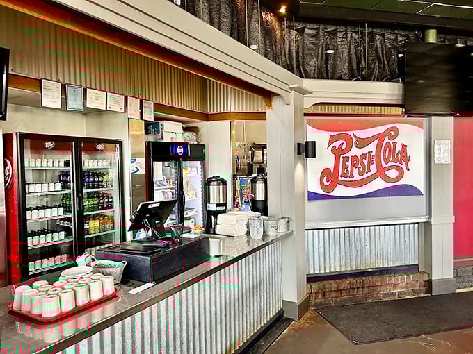 The counter where magic happens&mdash;white coffee mugs standing at attention, ready to be filled with that essential morning brew that fuels Tuscaloosa.