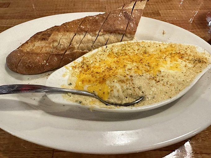 This isn't just crab dip&mdash;it's Maryland's soul in a bowl, ready to be scooped up with that perfectly toasted bread. The state's unofficial love language.