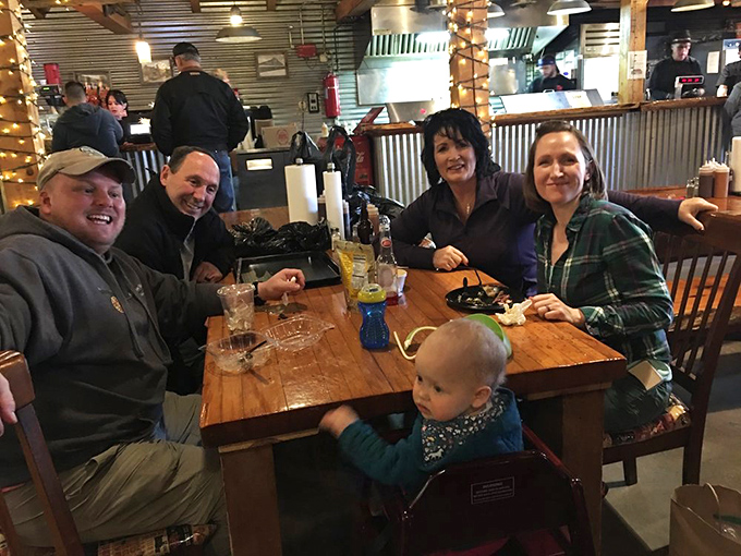 Barbecue brings families together like nothing else&mdash;notice how nobody's looking at their phones when there's brisket on the table.