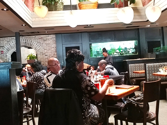 Real people enjoying real food&mdash;no Instagram posing, just the beautiful symphony of forks hitting plates and conversation flowing freely.