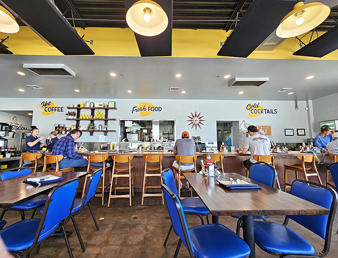 Where strangers become friends over coffee—Sunnyside's counter culture is the heart of Oklahoma City's breakfast scene.