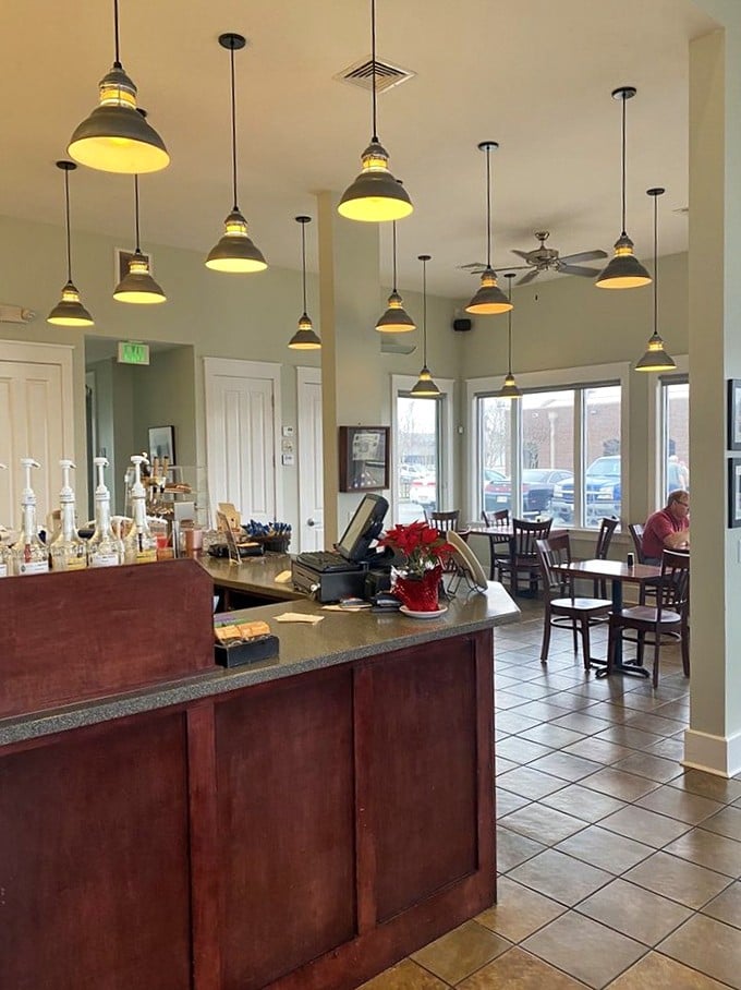 Clean lines, warm lighting, and enough space between tables to have a conversation without sharing it with strangers. Dining design that respects both your appetite and your personal space.