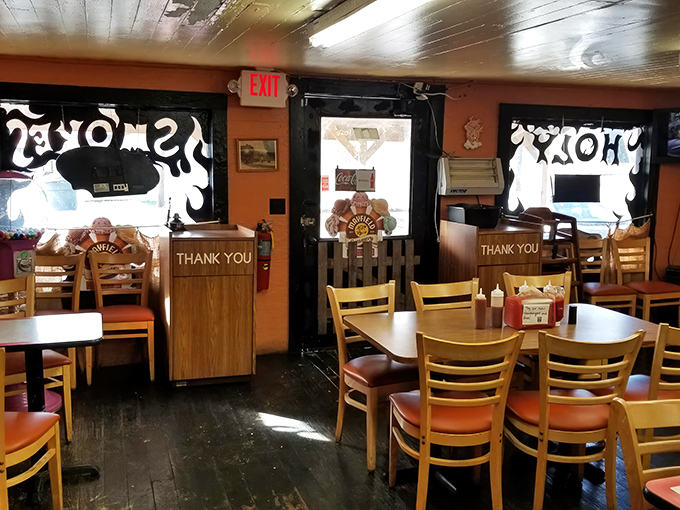 Those "THANK YOU" signs aren't just polite &ndash; they're prophetic. You'll be thanking them too once you've experienced what comes out of that kitchen.