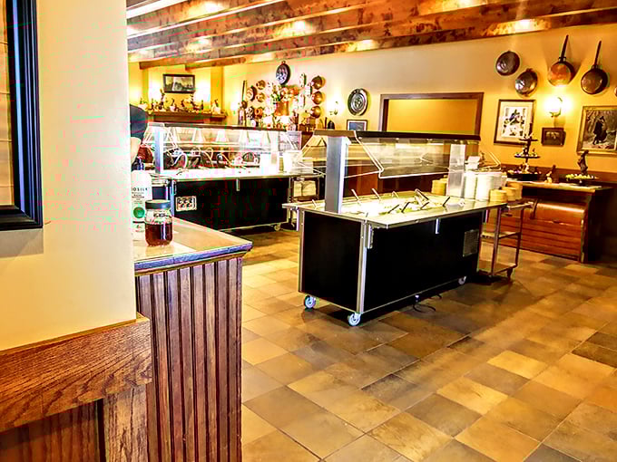 The buffet line: where decisions become increasingly difficult as your plate space becomes increasingly limited. Choose wisely, my friend.